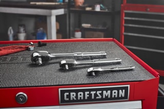 CRAFTSMAN 3/8-Inch Drive 72 Tooth Low Profile Ratchet