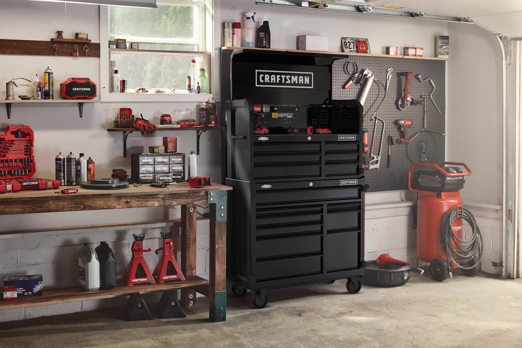 CRAFTSMAN S2000 Series 25 Inch Wide 5-Drawer Tool Chest (Black)