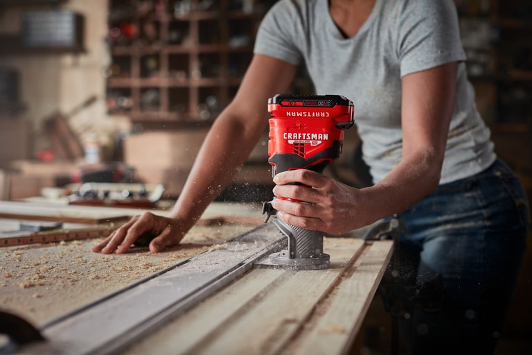CRAFTSMAN® V20* BRUSHLESS RP™ Cordless Fixed Base Router (Tool Only)
