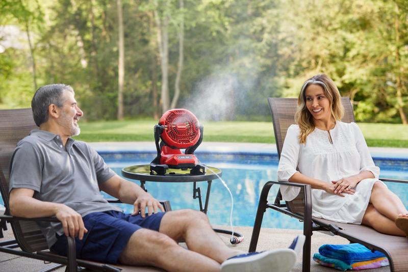 CRAFTSMAN V20* Cordless Misting Fan Kit with (1) 1.5Ah Battery and Charger